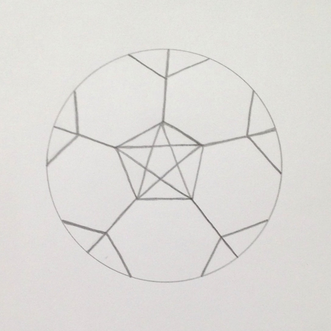 Draw A Simple Soccer Ball Step 7 TeachKidsArt