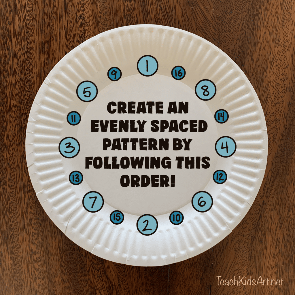 Paint a Monochromatic Delft-Inspired Plate • TeachKidsArt