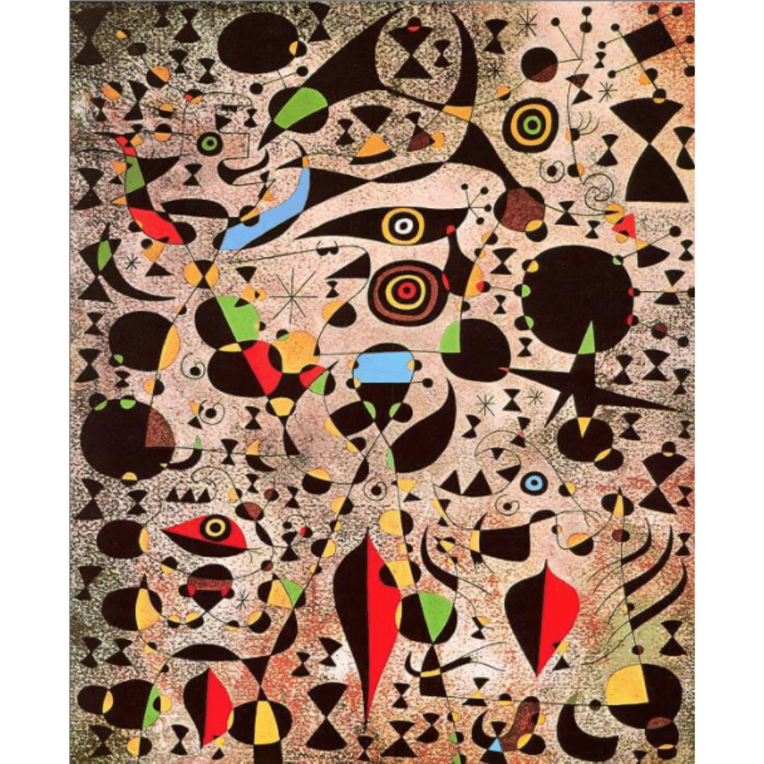 Abstract Art Project Inspired by Joan Miró • TeachKidsArt